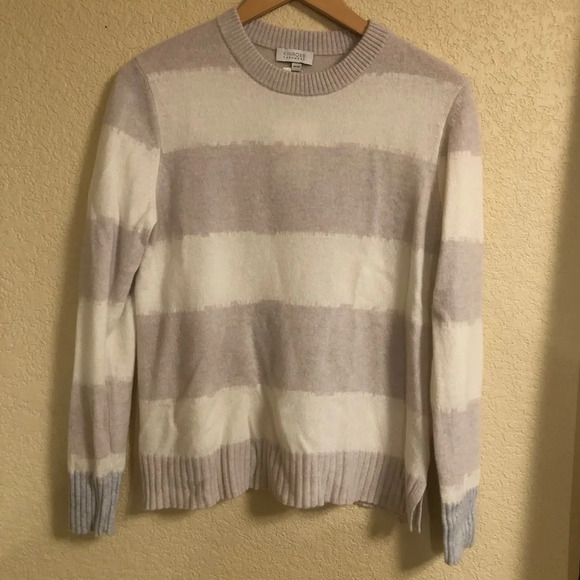 Kinross | Sweaters | Nwt Kinross Intarsia Stripe Cashmere Sweater In ...